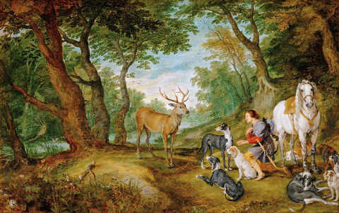 Der Heilige Hubertus - Schutzpatron der Jäger - Jagdgesellschaft ...