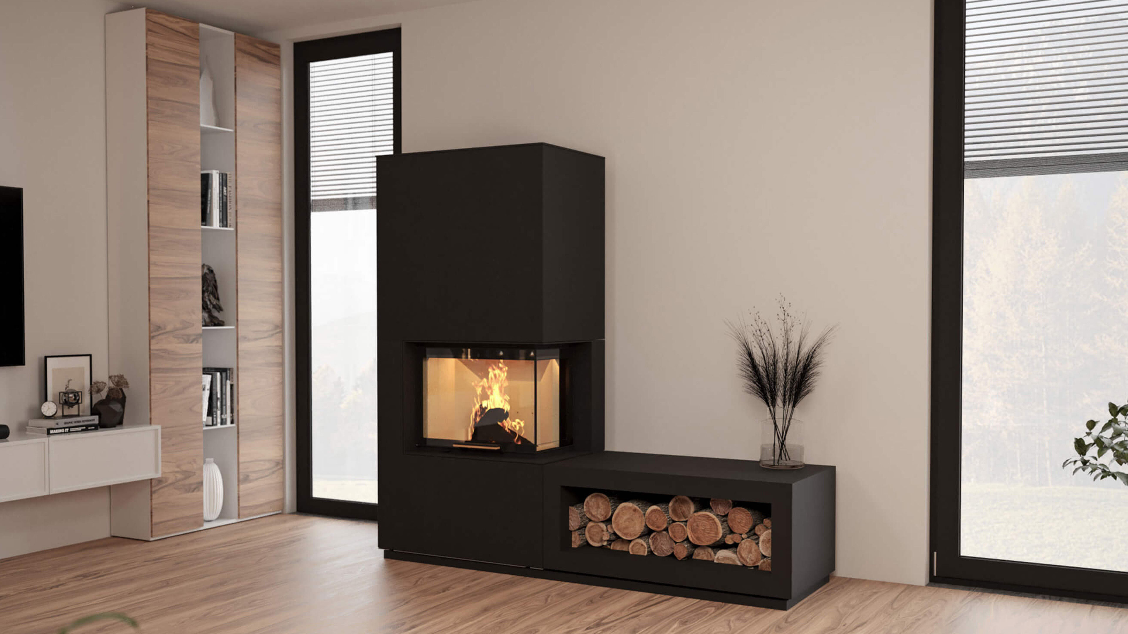 monolith – Holzfach - monolith-fire inside, Natursteinöfen ...