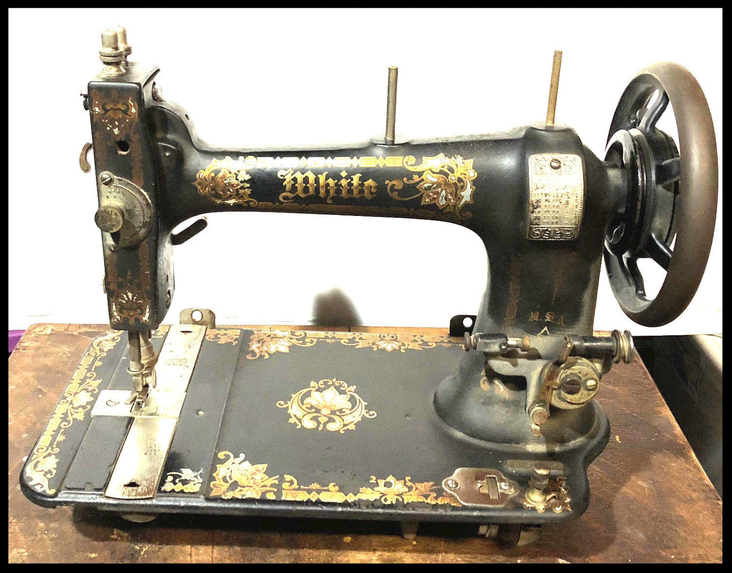 DATING & IDENTIFYING White Sewing Machines - Fiddlebase