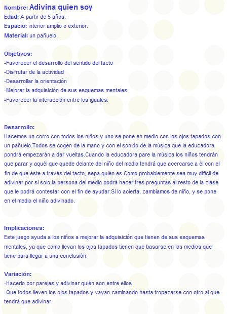 Adivina quién soy - Página web de jugamos