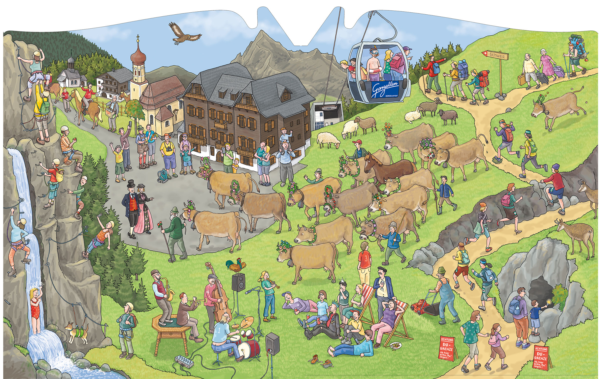 Wimmelbilder - Achim Ahlgrimm Illustration