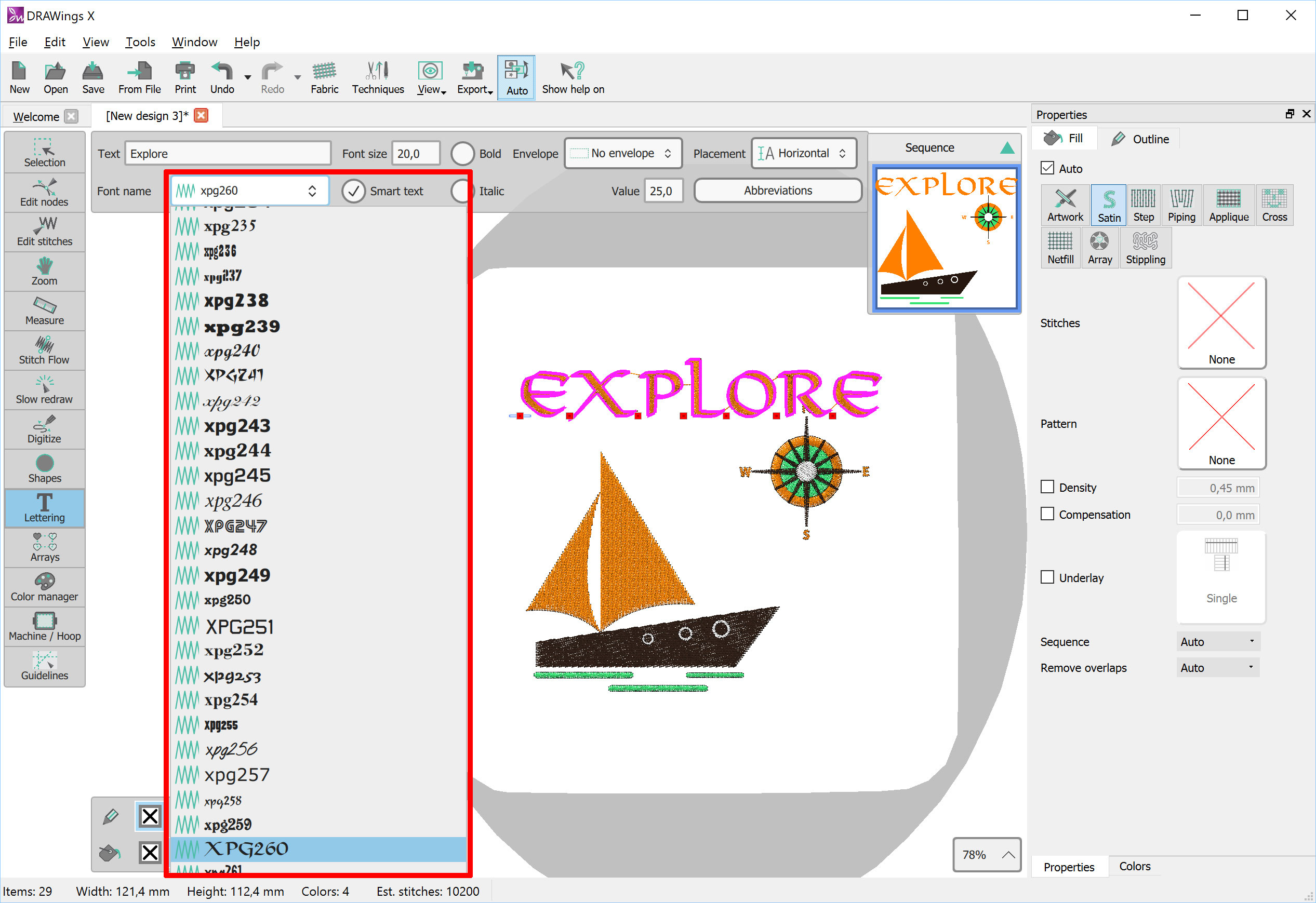 DRAWings XII PRO - ConStitch Stickdesign | Hochwertige Stickprogramme ...
