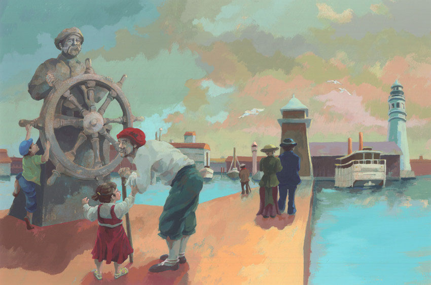 John Maynard - Louise Heymans – Illustration und Druckgrafik