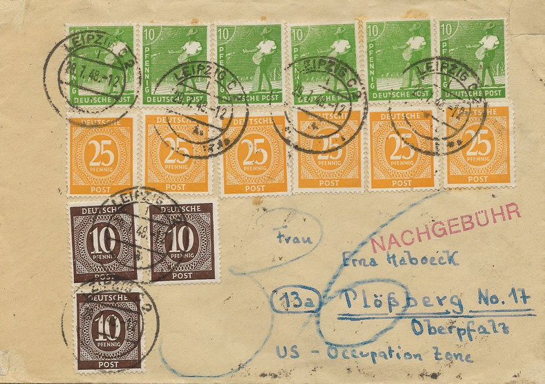 Bizone / Dual Zone - Postkrieg / Postal War