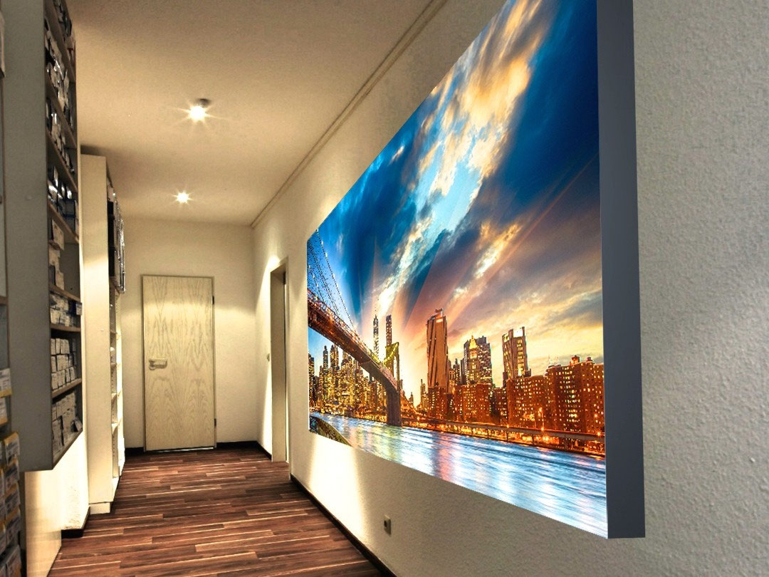 beleuchtete Wandbilder - Schweden Display - Messesysteme