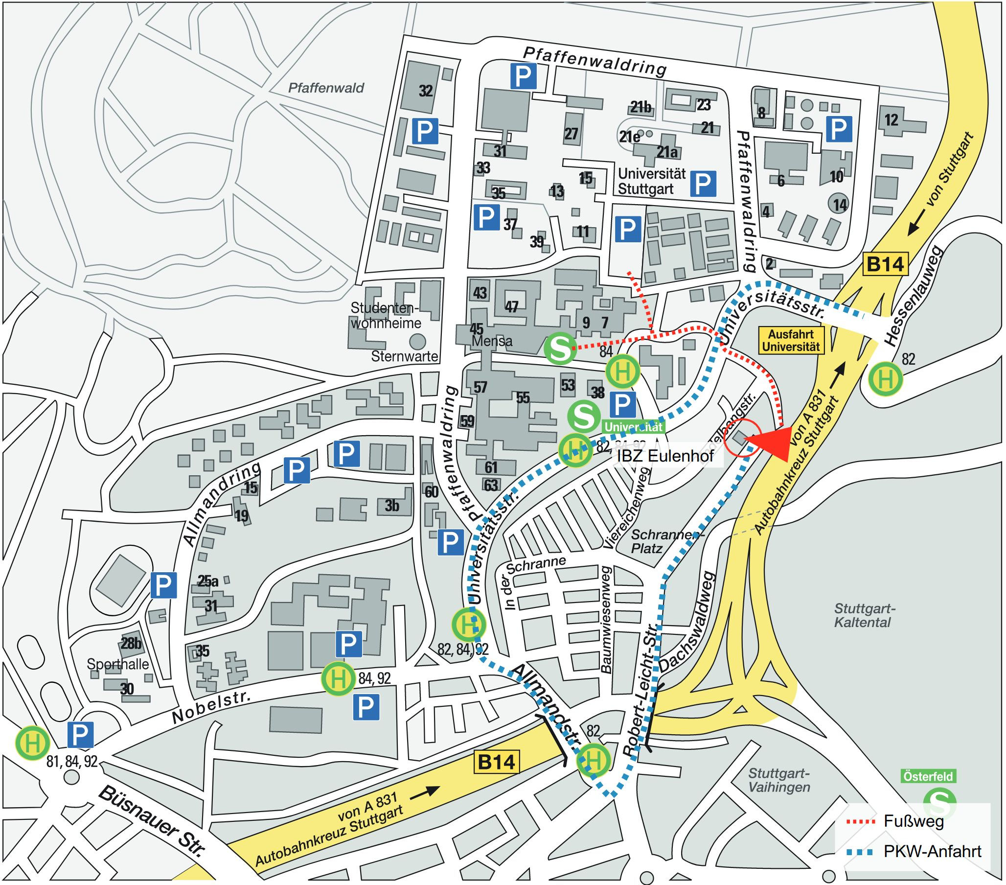 Wegbeschreibungen - nbi-stuttgarts Webseite!