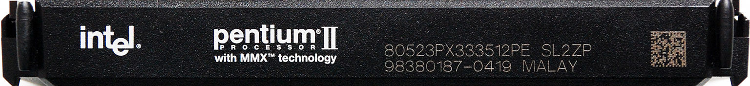 Intel Pentium II (P6) - CPU MUSEUM - MUSEUM OF MICROPROCESSORS & DIE ...