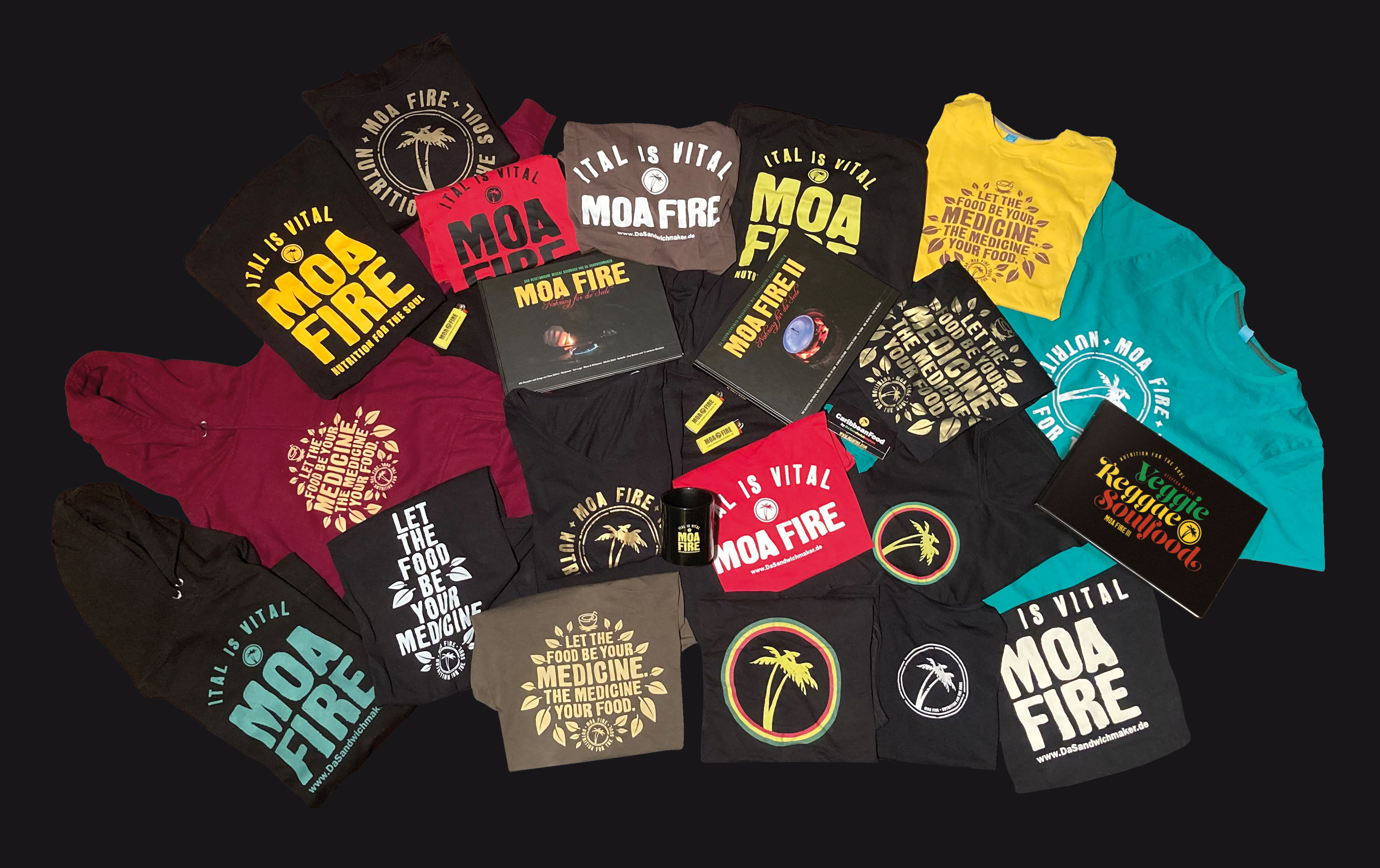 MOA FIRE MERCHANDISE - SUPPORT THE REAL THING - MOA FIRE - Nahrung für ...