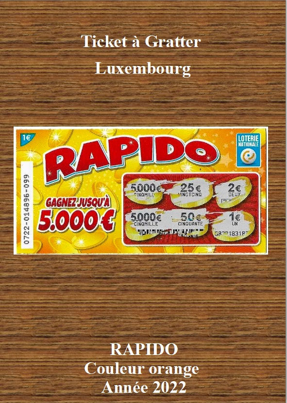 RAPIDO - Site de tickets-a-gratter