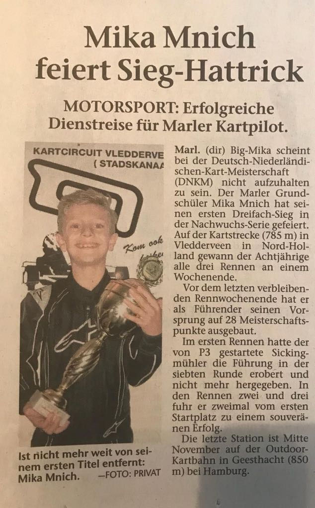 Mika Mnich feiert Sieg-Hattrick - Website des Rallye Club Haltern e.V ...