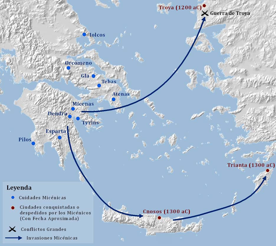 La civilización micénica. - Hablando de todo un mucho. Weblog de Lengua ...
