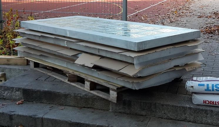 Glasstahlbeton Fertigteil Glasstein Deckenelement - Glasbausteine -Center