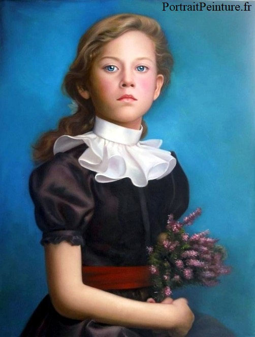 Portrait peinture, tableau personnalisé, photo en peinture, tableau à ...