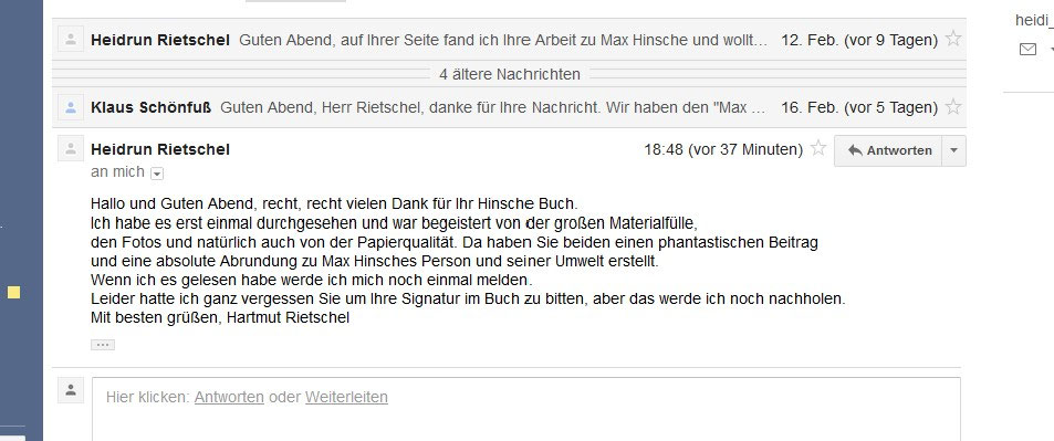 Max Hinsche - teamwork-schoenfuss - Renate Schönfuß - Klaus Schönfuß