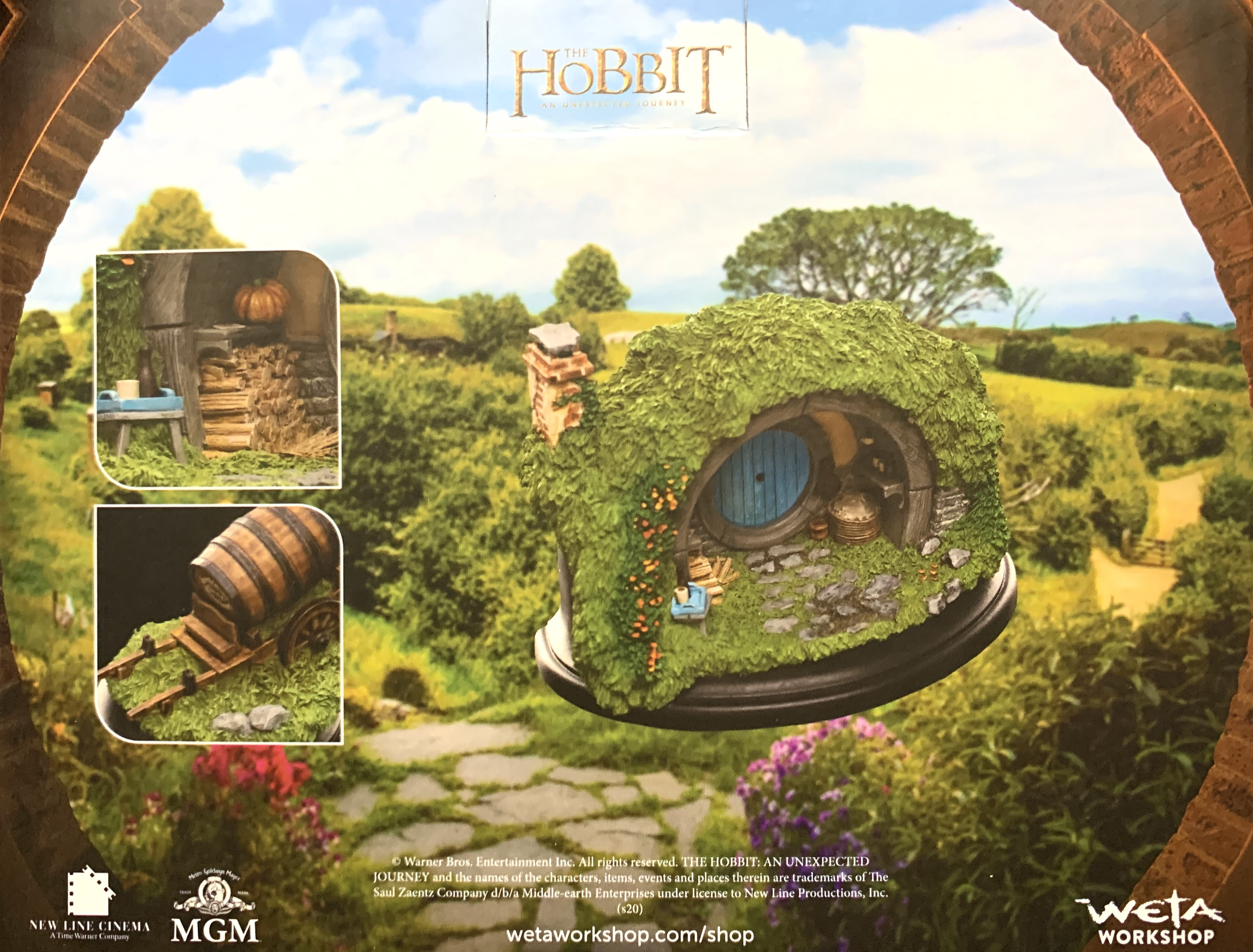 2A Hill Lane Der Hobbit Eine unerwartete Reise Statue 11cm Environment ...