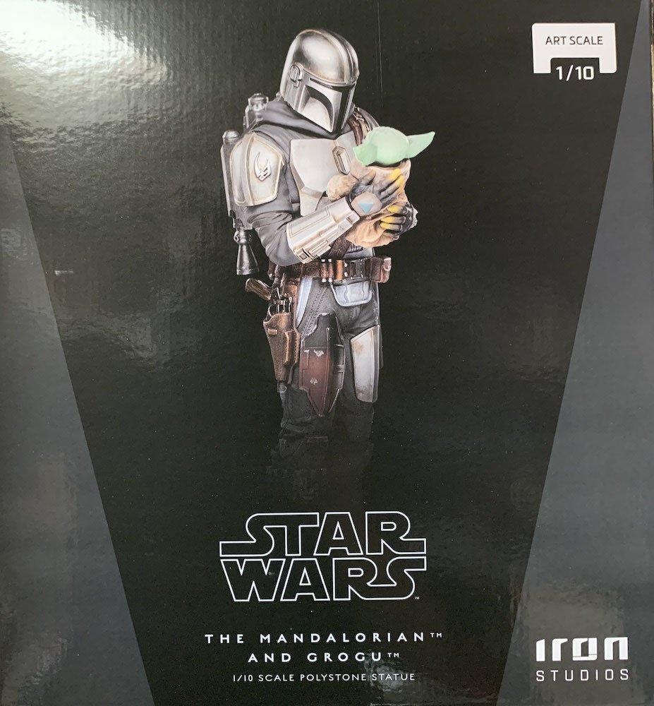 Mandalorian & Grogu 1/10 Star Wars Art Scale Statue 22cm Iron Studios ...
