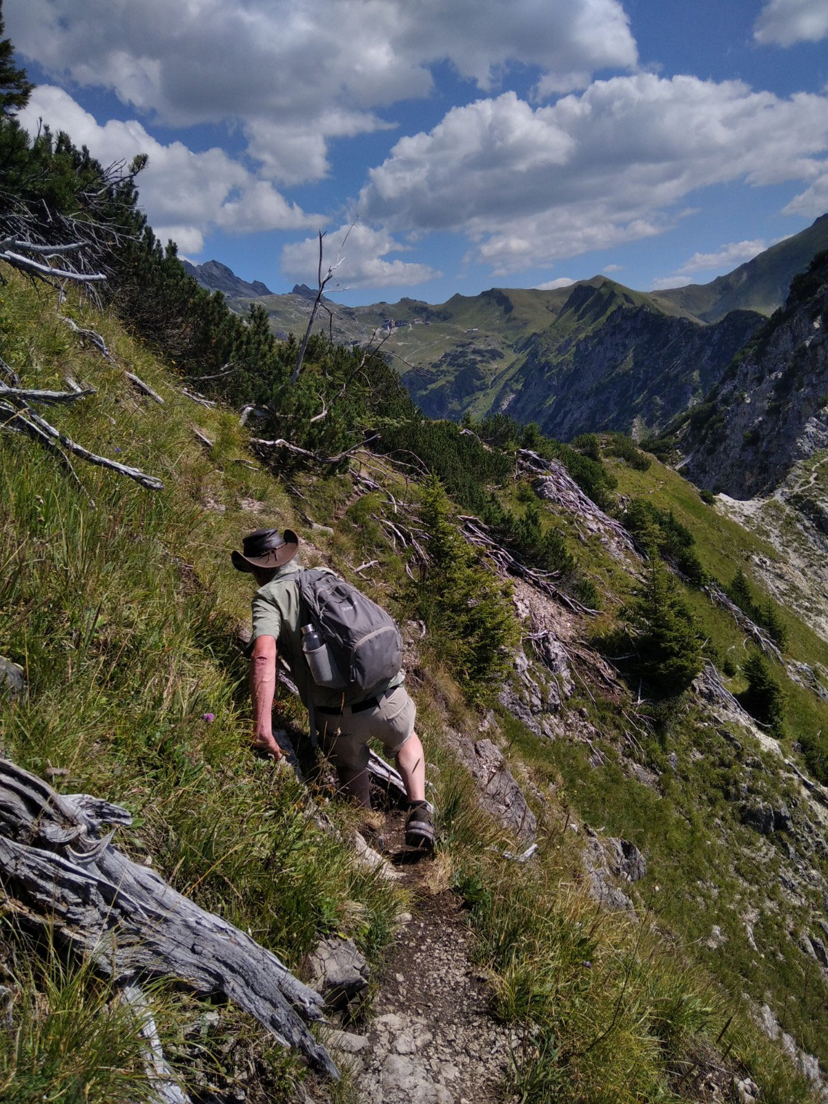 With one Foot in the Abyss: Hiking an alpine Ridge - SquirrelSarah