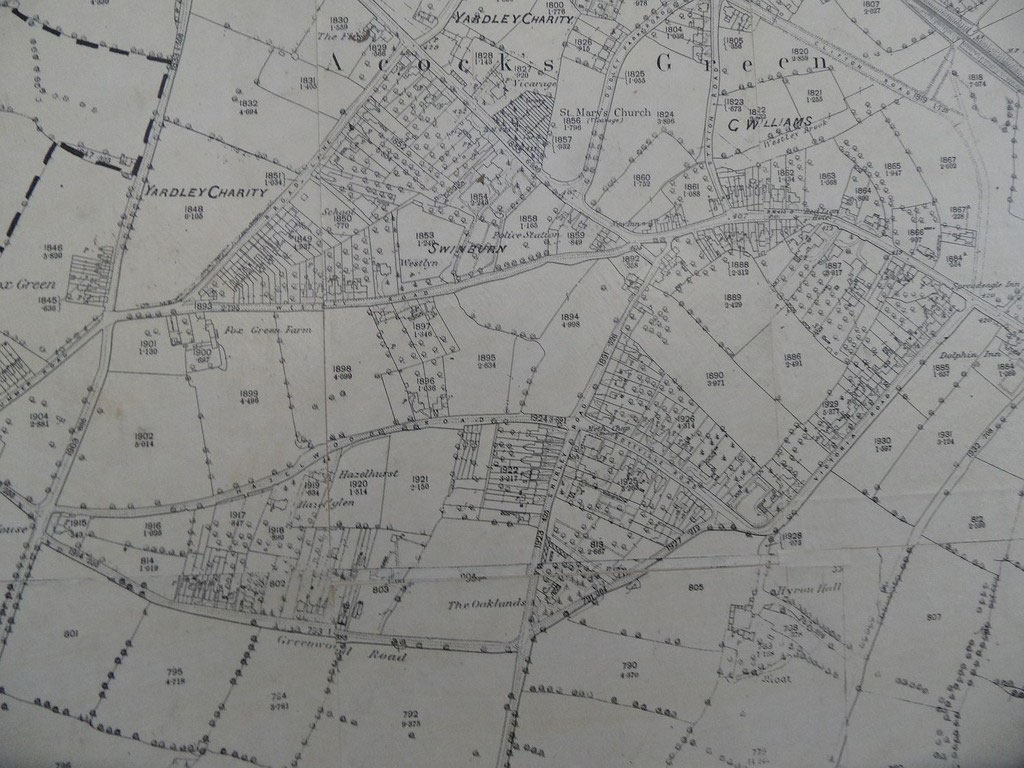 25 inches to one mile maps 1886-8 to 1937 - Acocks Green History ...