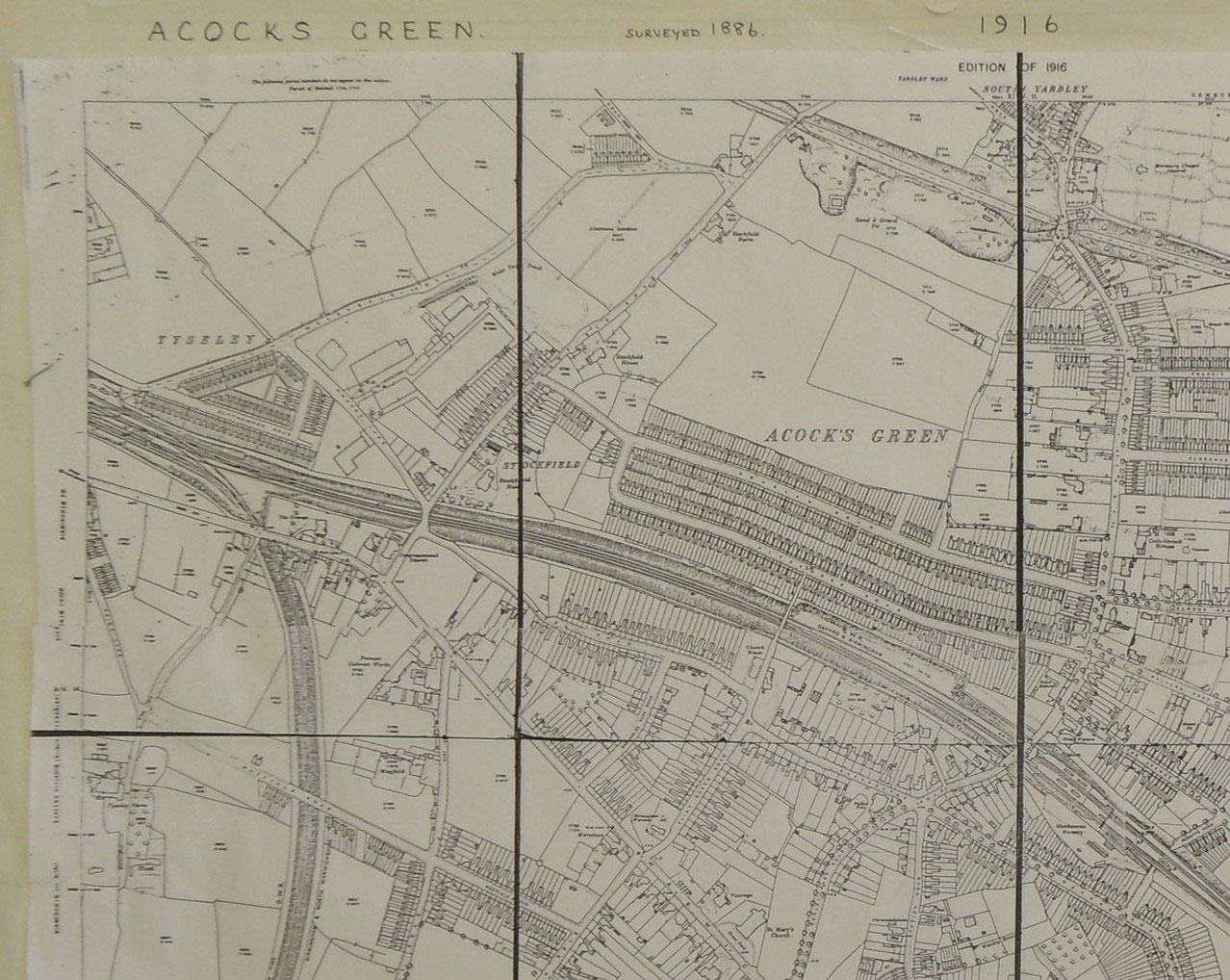 25 inches to one mile maps 1886-8 to 1937 - Acocks Green History ...