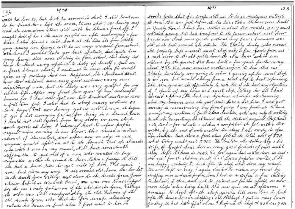 The Ellard family and the old Tuck Shop, Warwick Road - Acocks Green ...