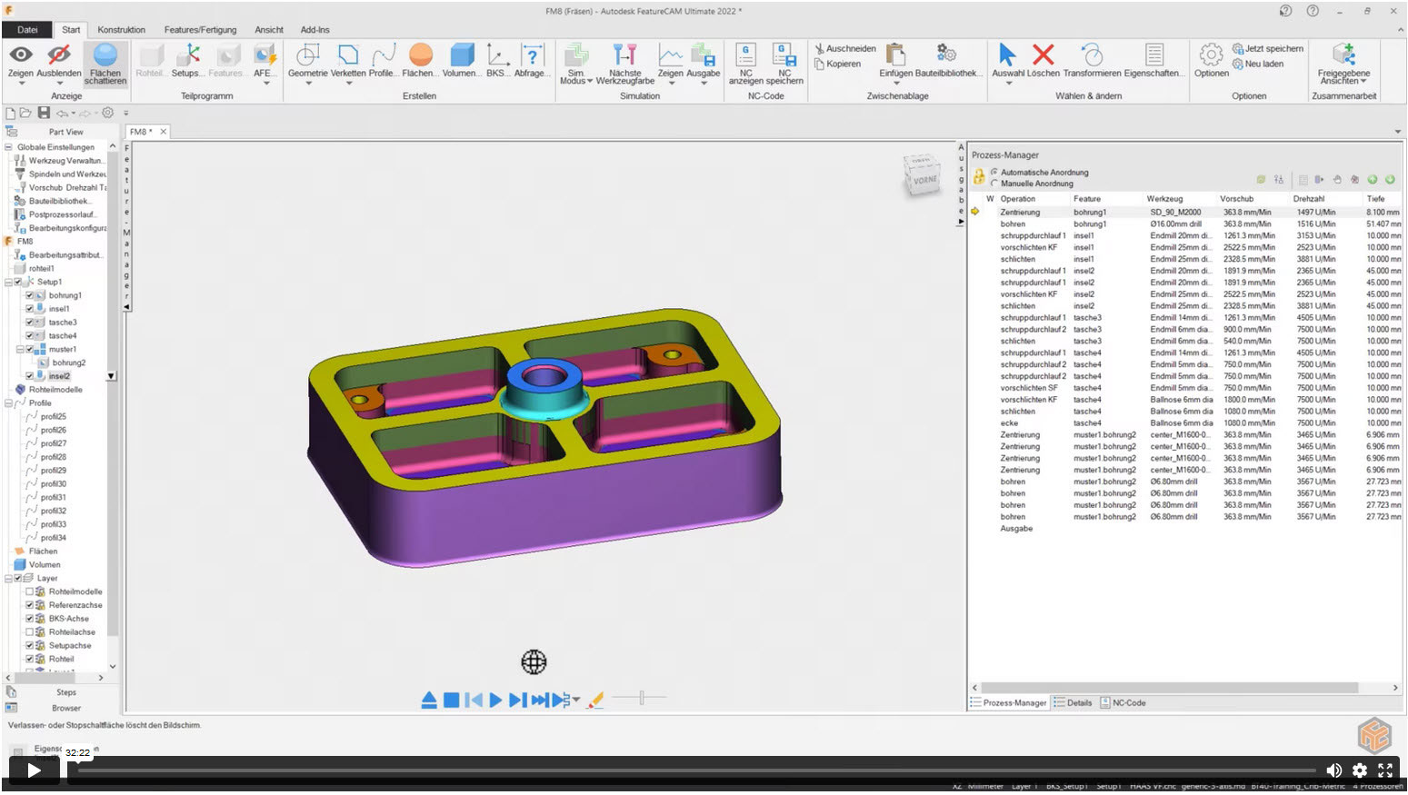 CNC Training Schulung Spezialist Autodesk FeatureCAM - Pro4CNC