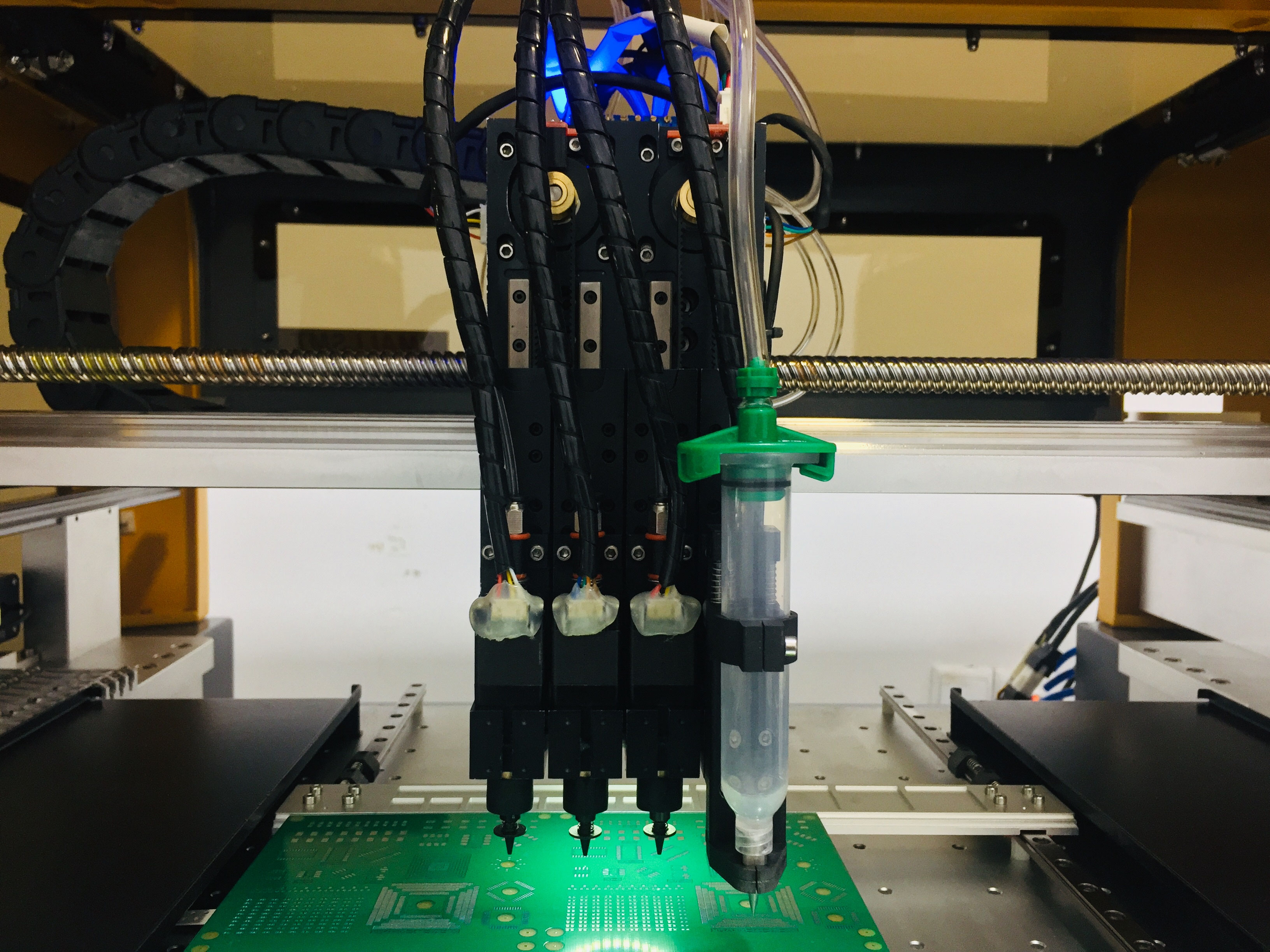 Dispenser Head option and dispensing controller for our machines - SMALLSMT