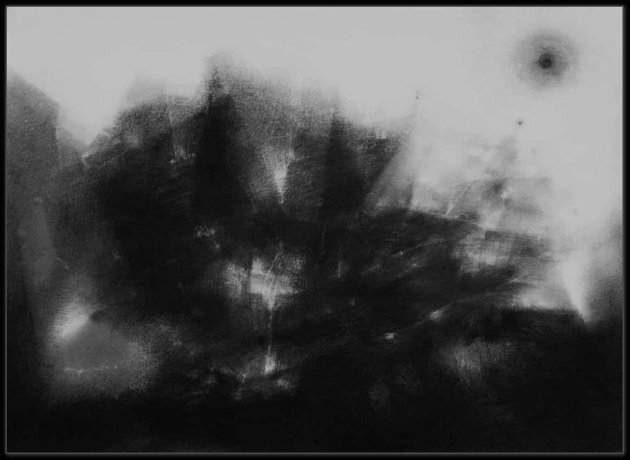 Theatrum Mortis - Christophe Biskup - Art,dessin, fusain, pierre noire
