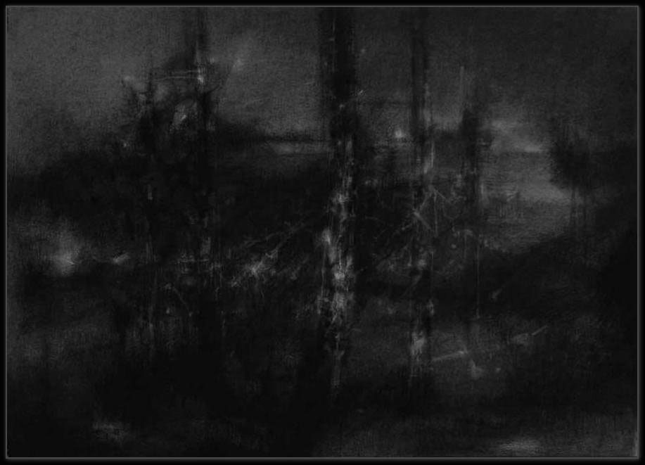 Theatrum Mortis - Christophe Biskup - Art,dessin, fusain, pierre noire