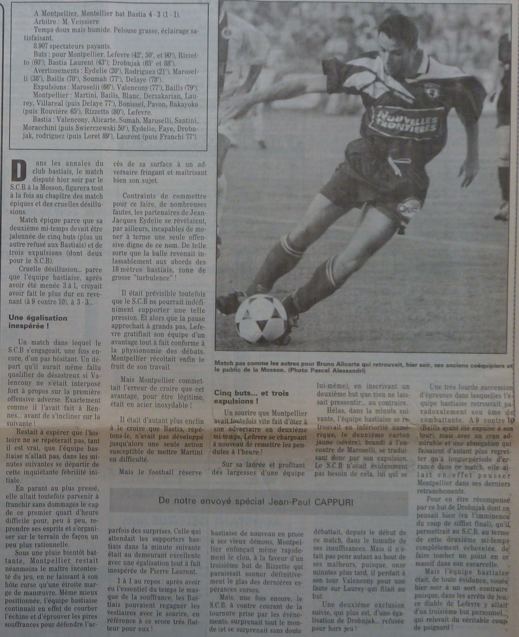 SAISON 1995-1996 - corse football!