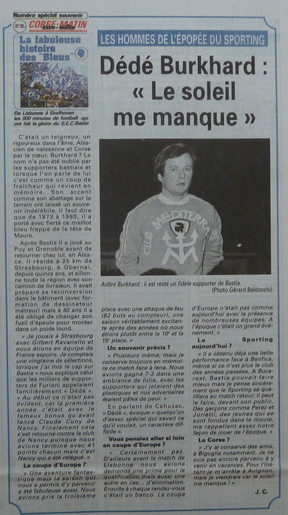 Pierre-Yves ANDRE : "Je revis" - corse football!