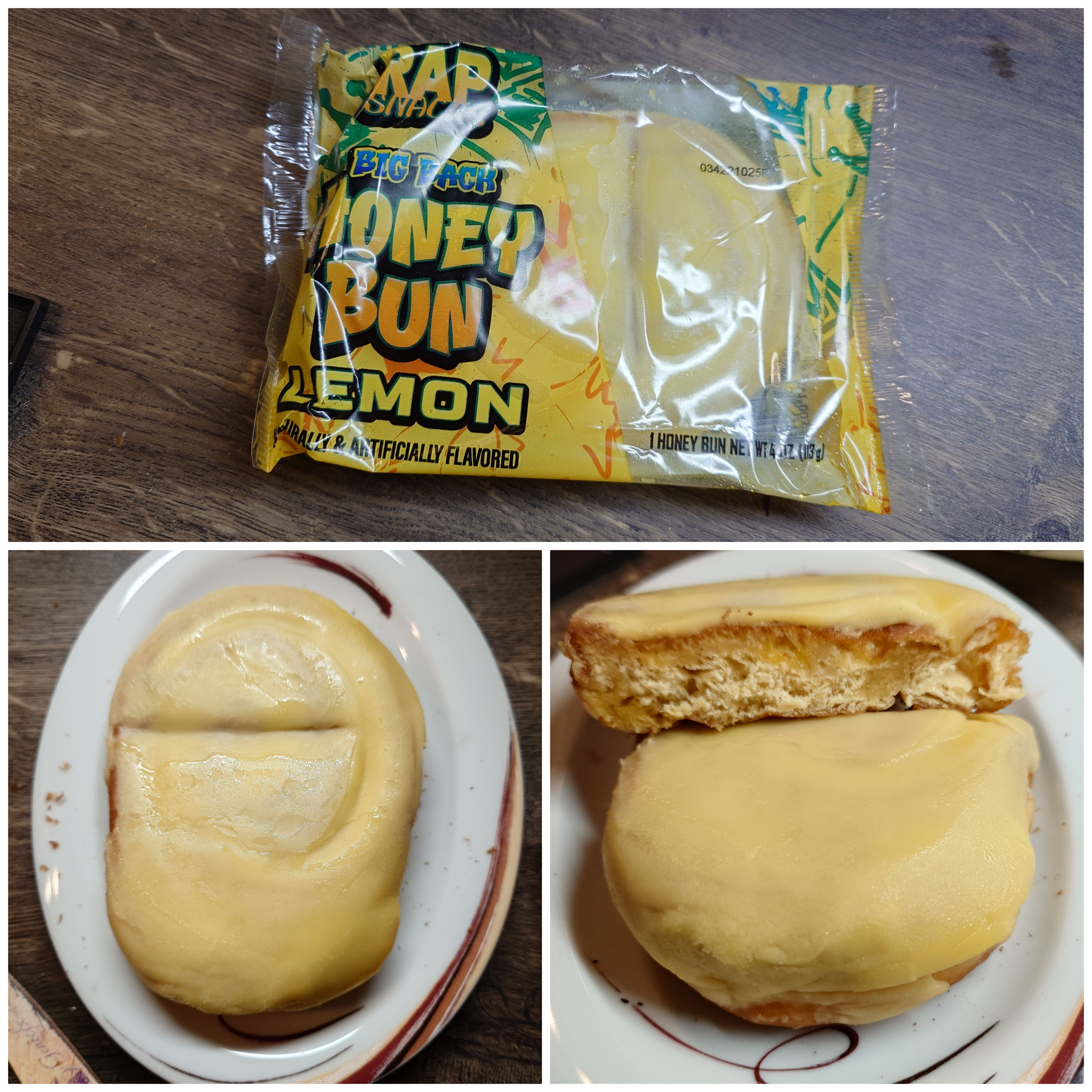 Rap Snacks Big Back Honey Bun - zuckerwelt im test