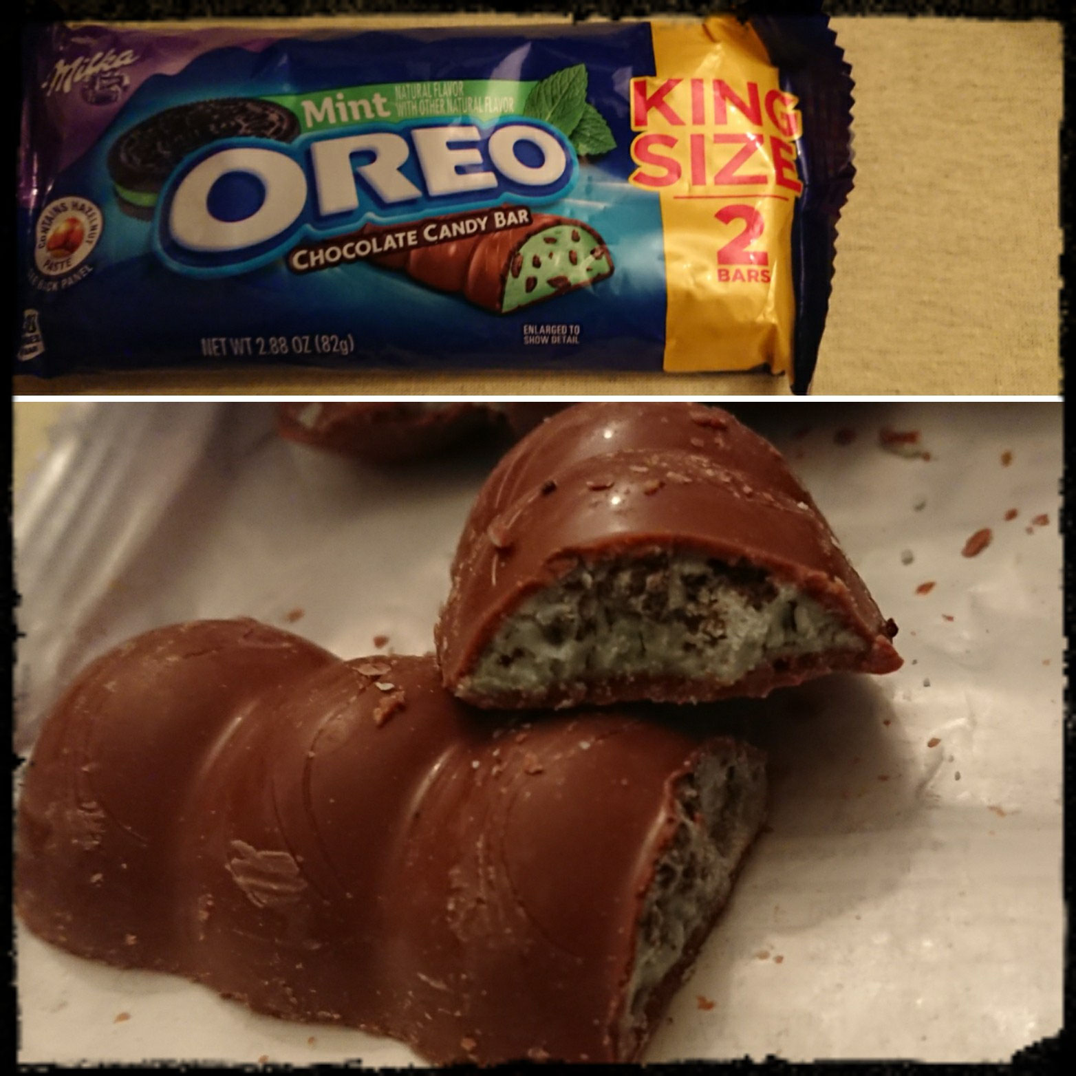 Milka Oreo Mint Bar - zuckerwelt im test