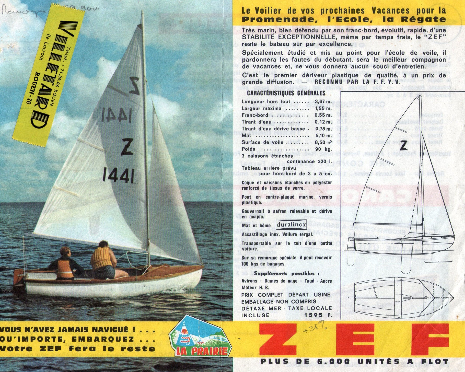 Zef - Premiers éléments de navigation à voile - Dériveur Zef : Le site ...