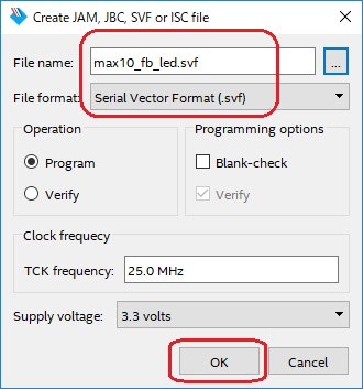 JTAGでFPGA(MAX10)を書き込んでみる - fpgafpga ページ！
