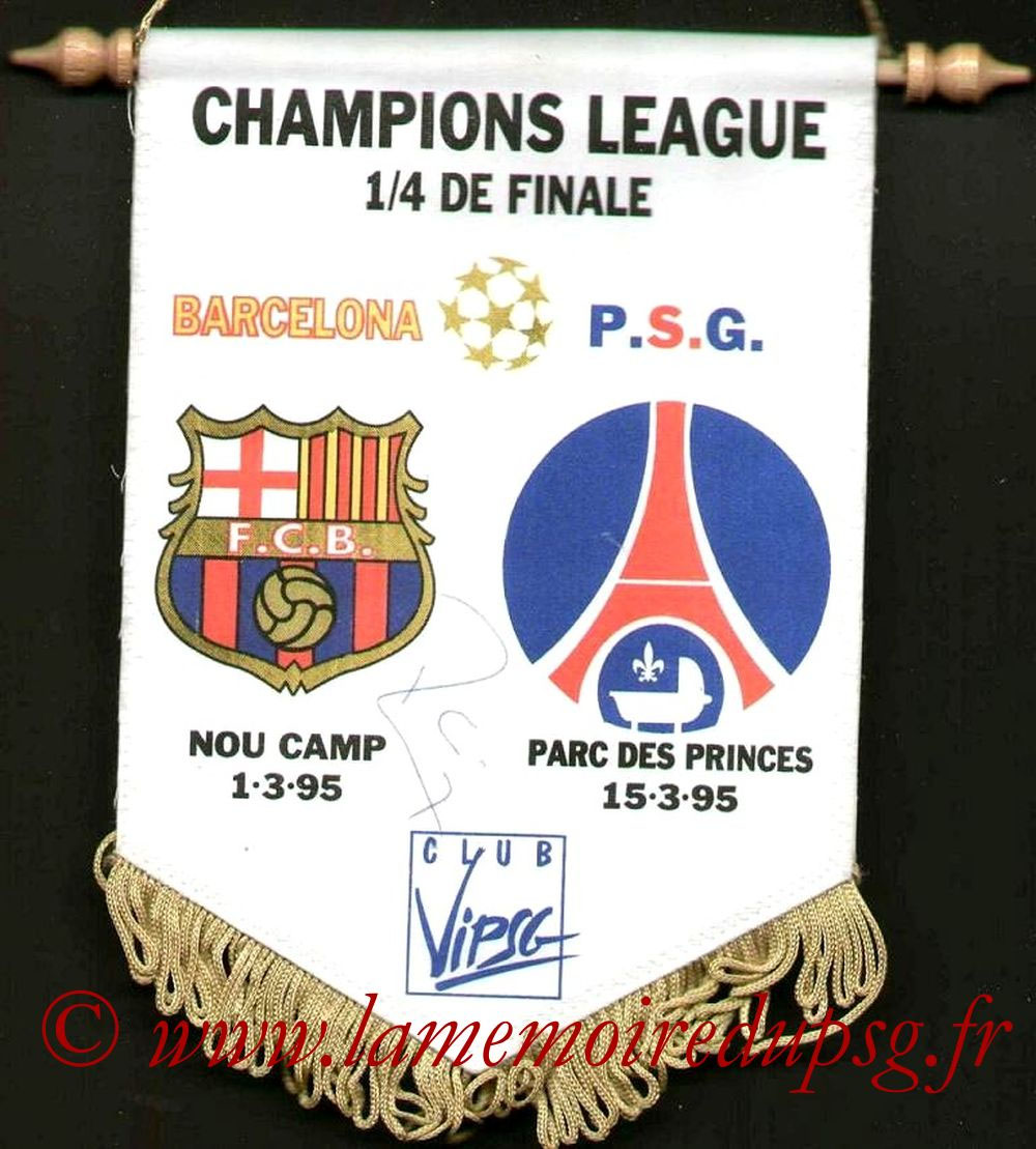 1994-95 : Ligue des Champions - La mémoire du PSG - Le site des ...