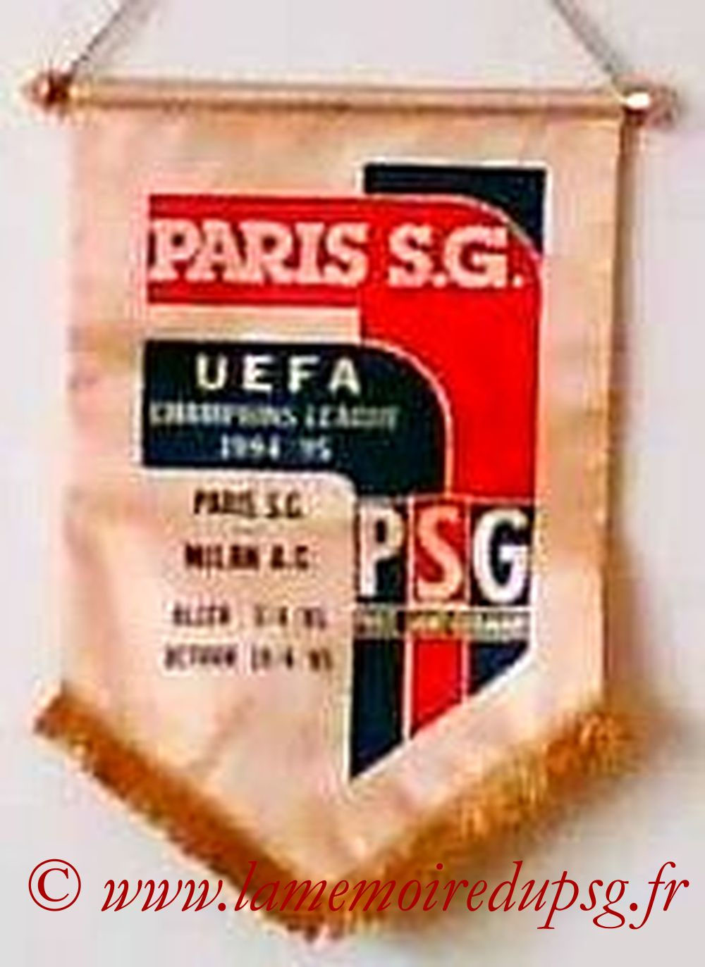 1994-95 : Ligue des Champions - La mémoire du PSG - Le site des ...