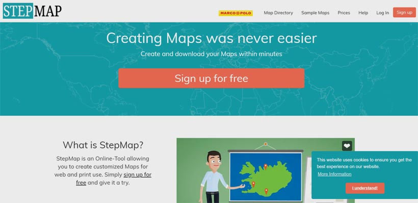 StepMap - An Easy Tool To Create Individual Maps For Your Website, Blog Or Photo Book ...
