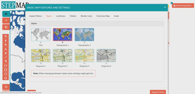 StepMap - An Easy Tool To Create Individual Maps For Your Website, Blog ...