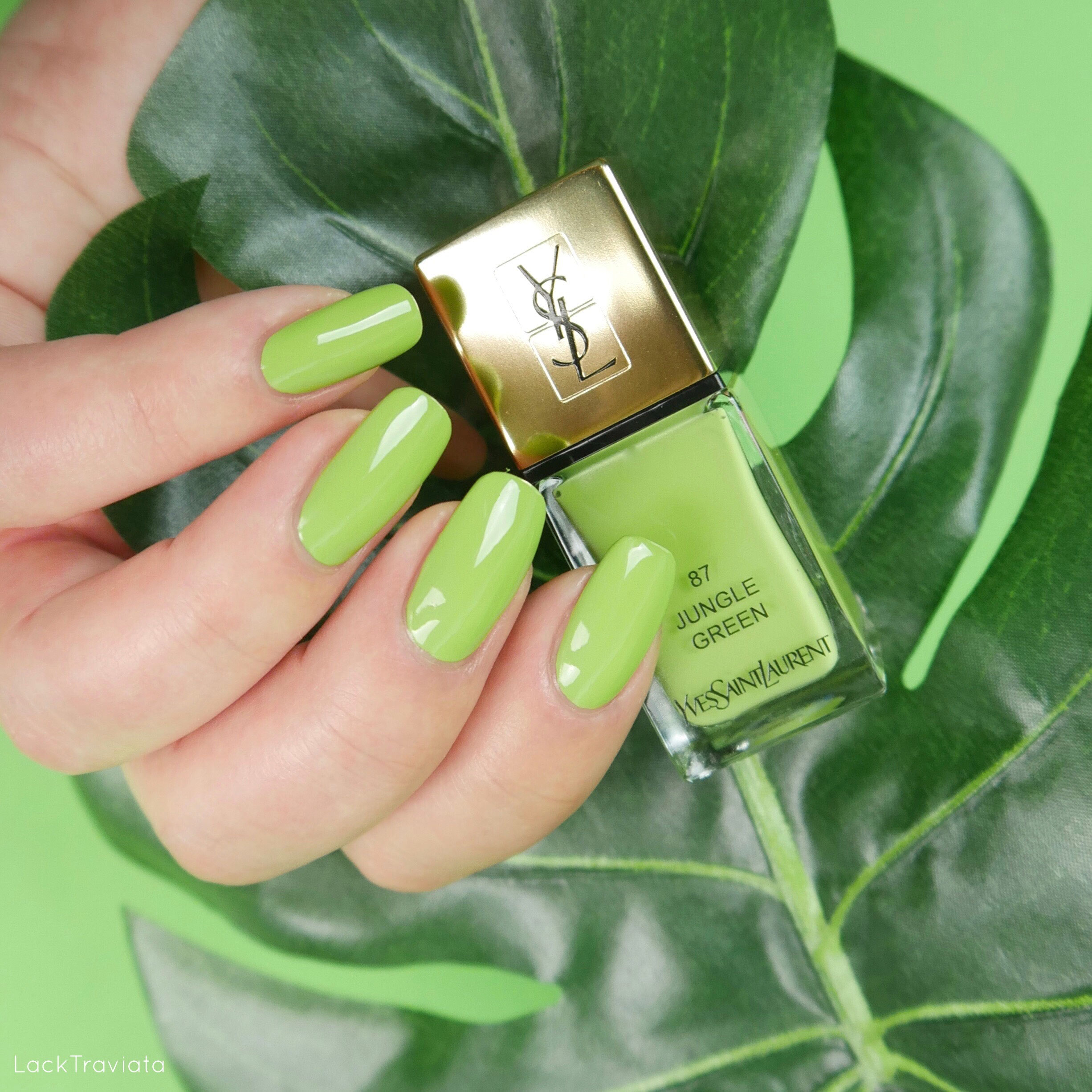 YSL Yves Saint Laurent • JUNGLE GREEN 87 • Jungle Pop Collection ...