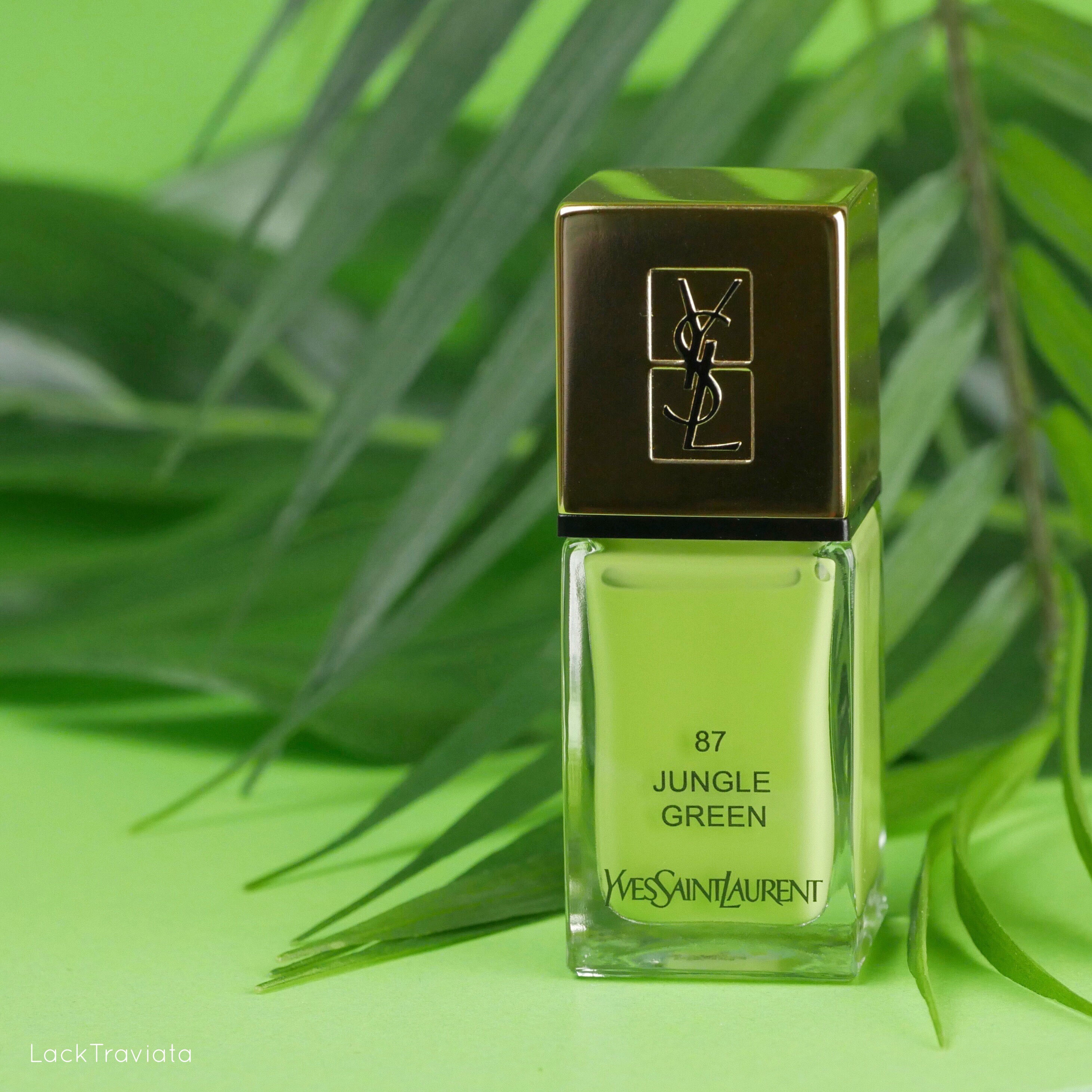YSL Yves Saint Laurent • JUNGLE GREEN 87 • Jungle Pop Collection ...