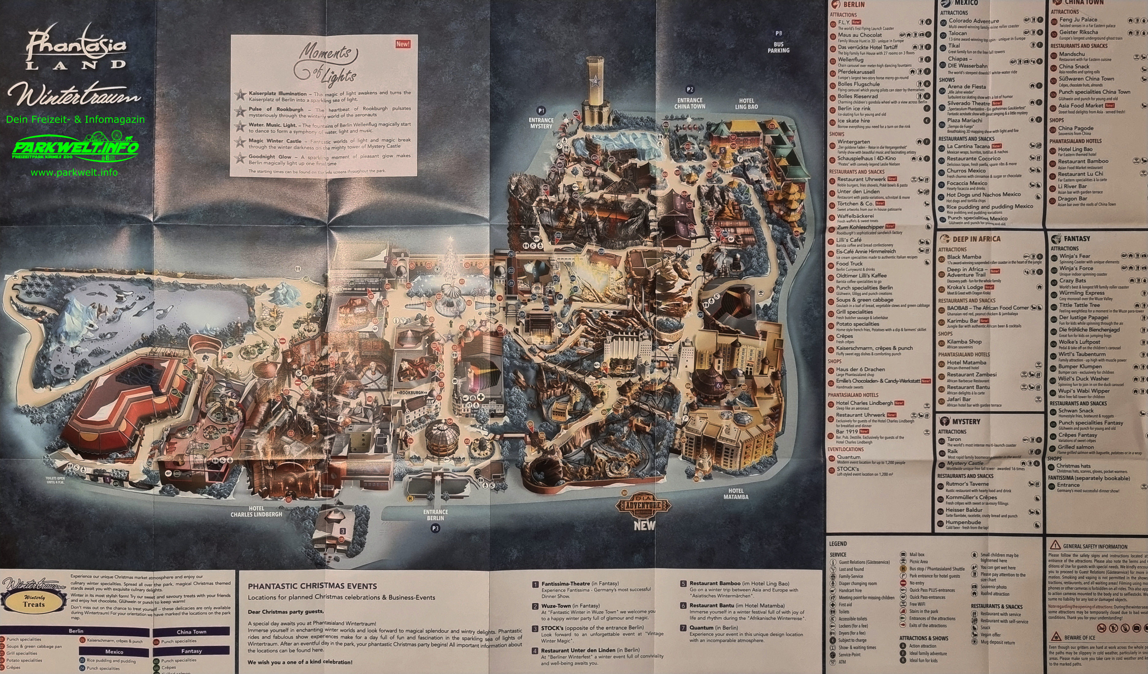 Park Plan - Phantasialand Wintertraum 2023/2024 - PARKWELT.INFO Dein ...