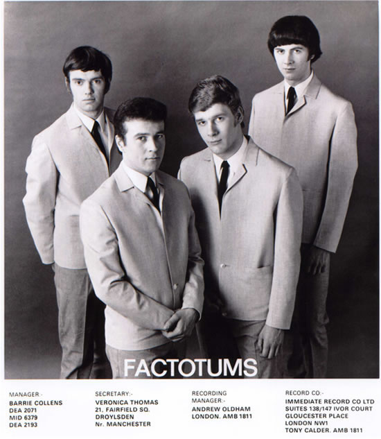 THE FACTOTUMS - James Patrick Page - Sessionman