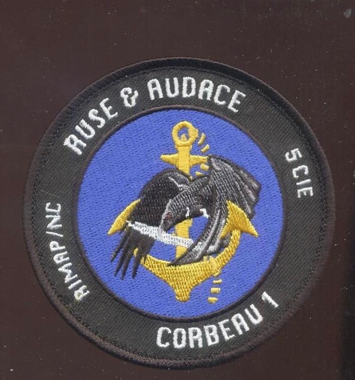 Rimap-P et Rimap-NC - écussons coins zippos des Troupes de Marine