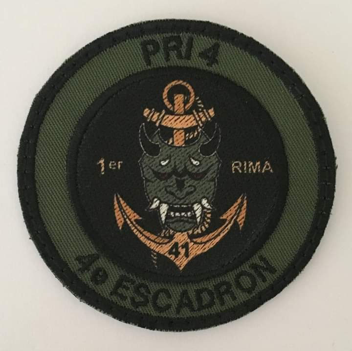 1er RIMa - écussons coins zippos des Troupes de Marine