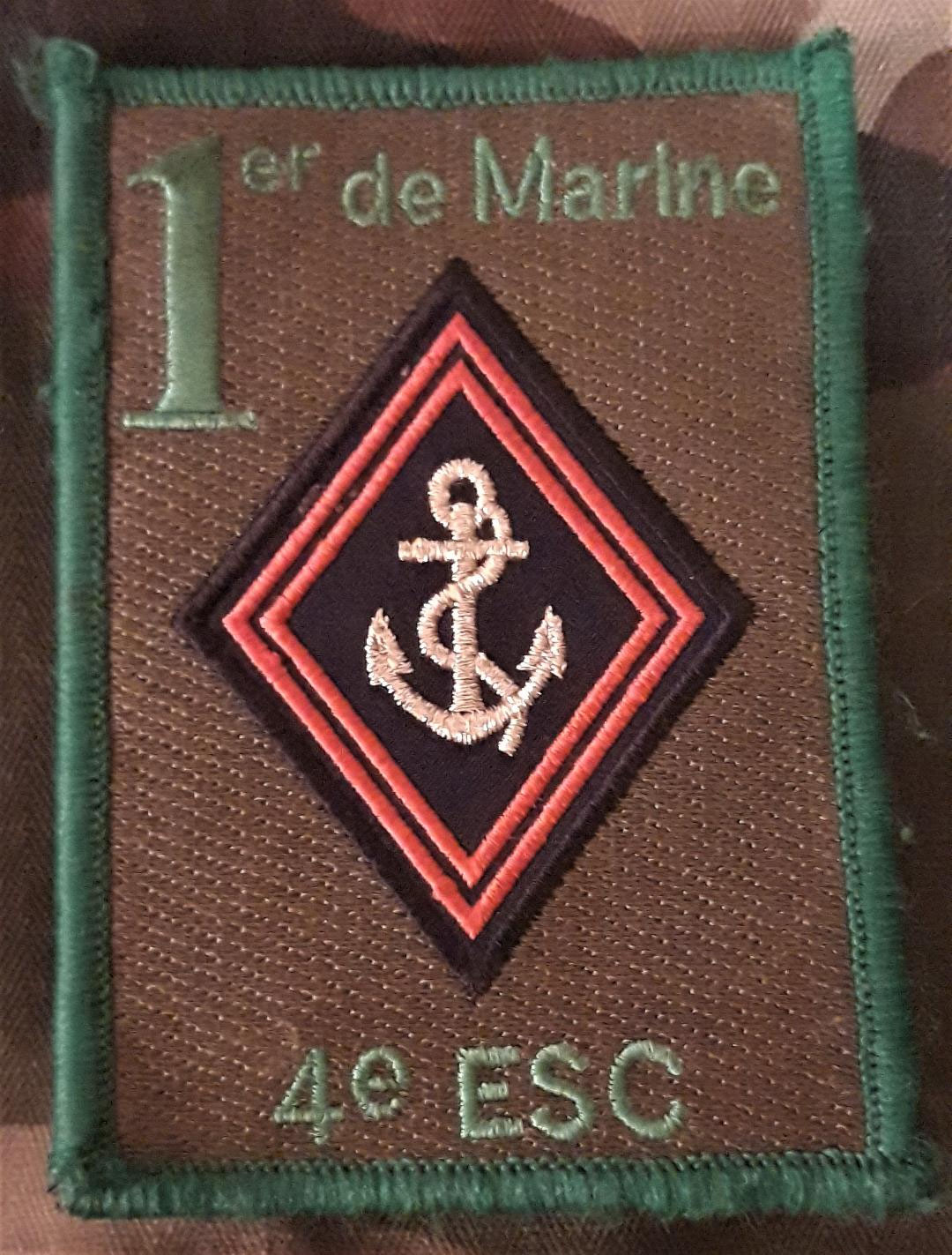 1er RIMa - écussons coins zippos des Troupes de Marine