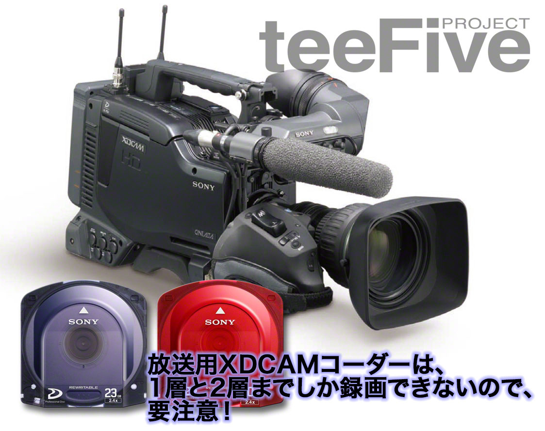XDCAM フォーマット｜XDCAM ディスク について - 全国｜ティーファブプロジェクト