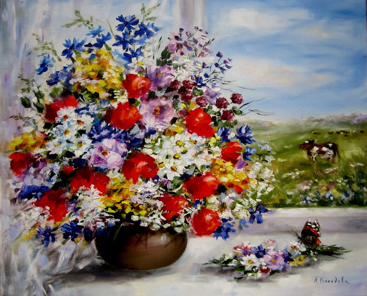 НАТЮРМОРТЫ - картины лилии колядовой