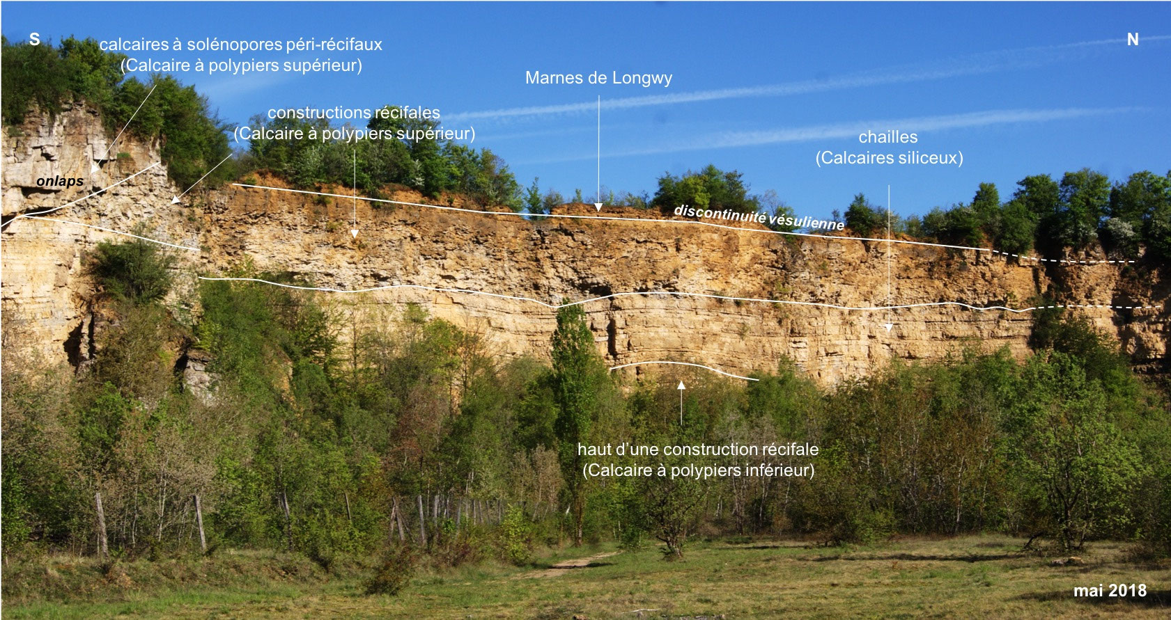 Carrière de Malancourt-La-Montagne - Description