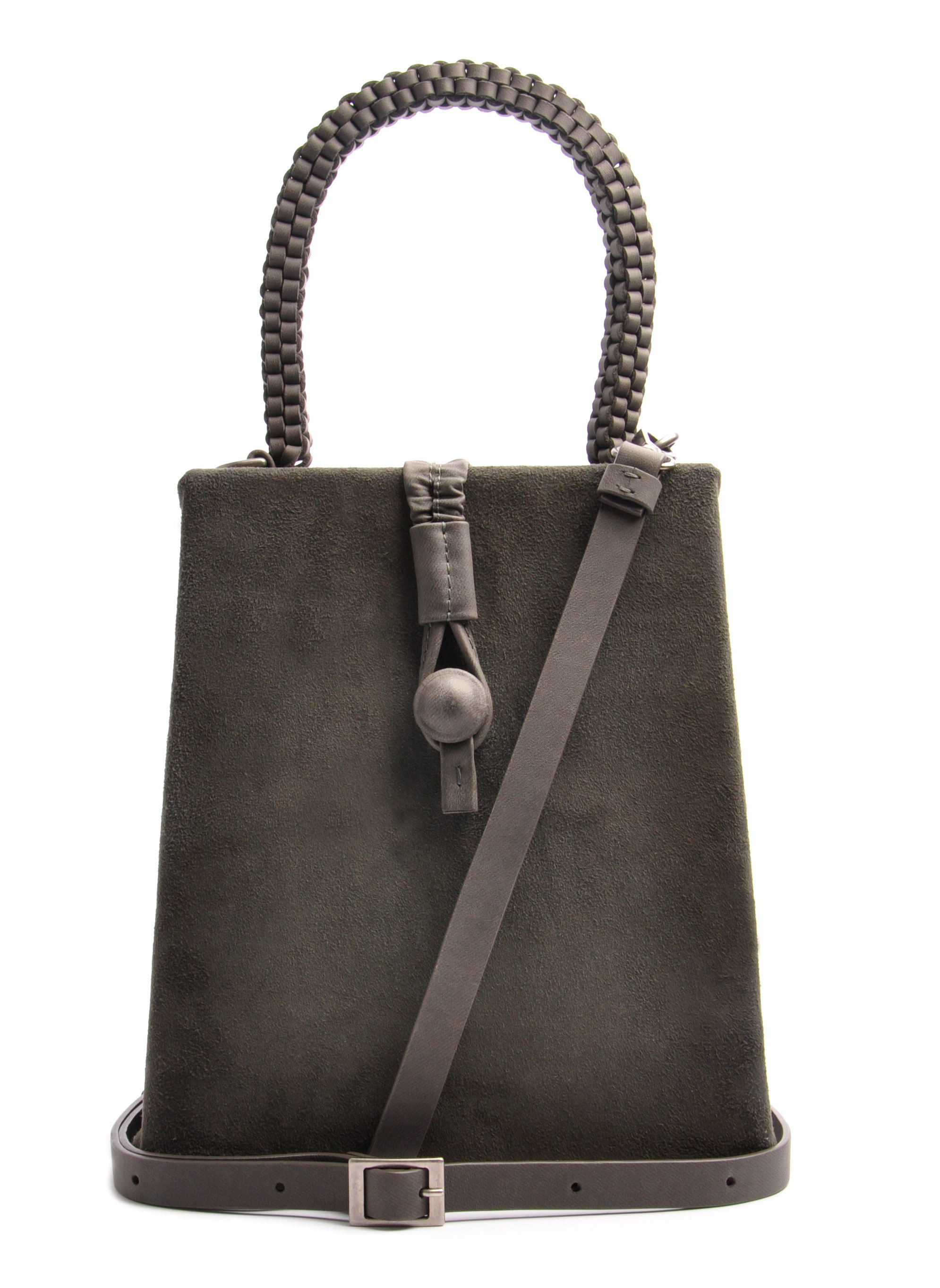 Ledertasche im Vintage Look FLEUR . grau - OSTWALD . Manufaktur für ...
