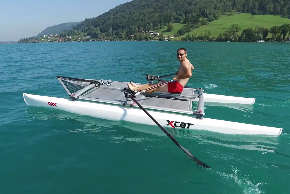 RowVista®: Vorwärts rudern, in Blickrichtung = Sichtrichtung - Sportwerft®